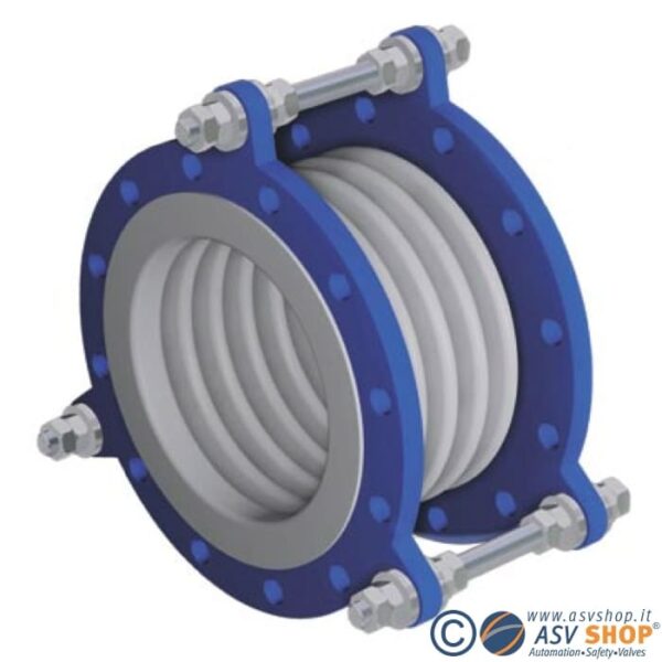 Compensatori di dilatazione PTFE per tubi con acidi o alcali